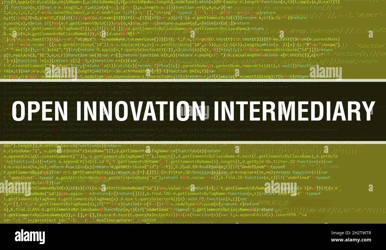 Open innovation intermediary concept with Random Parts of Program Code ...