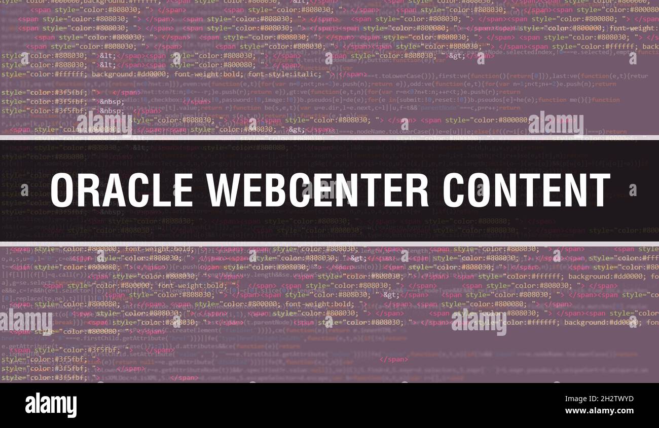 Oracle webcenter content image hi-res stock photography and images - Alamy