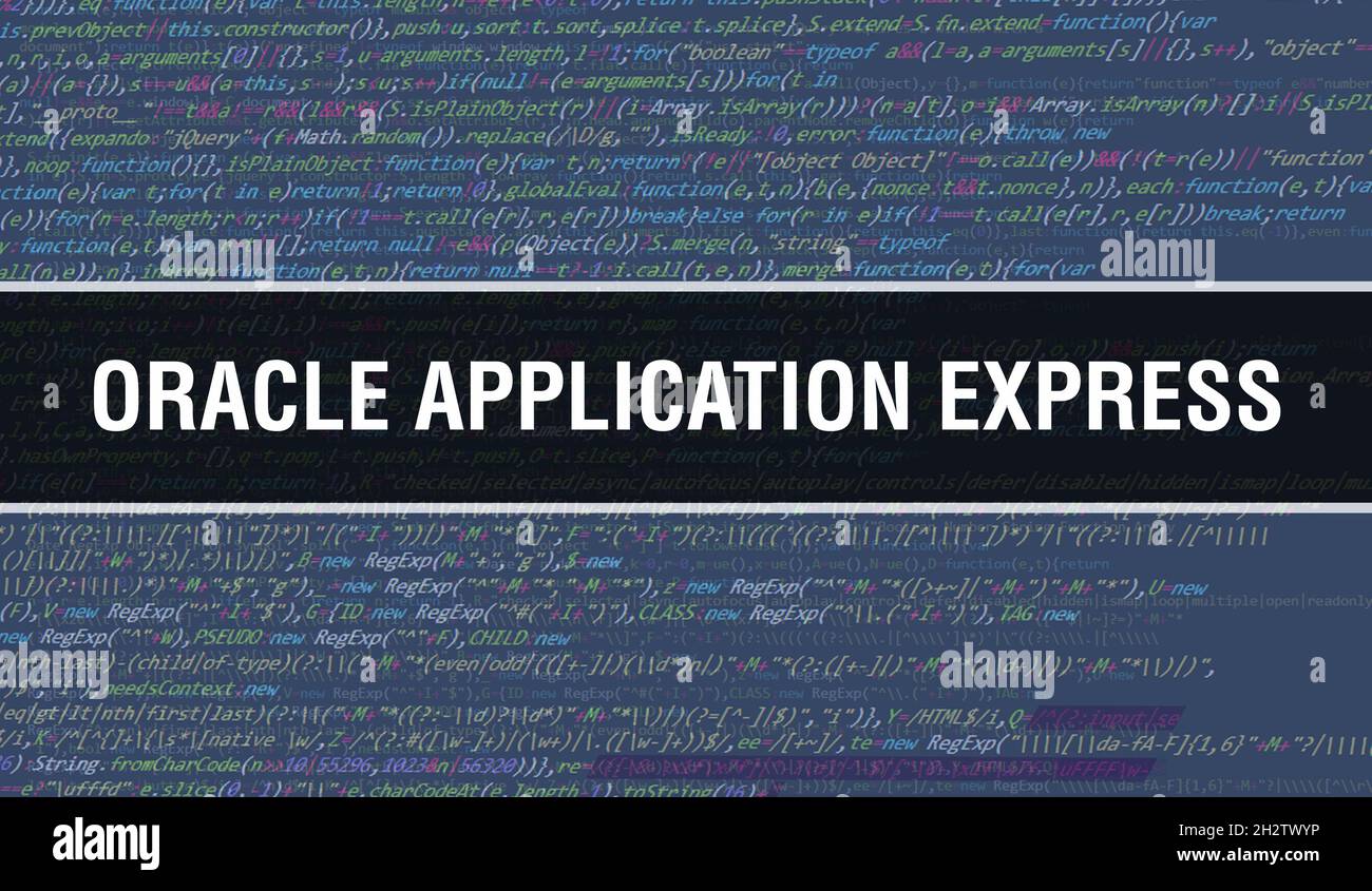 Oracle application express hi-res stock photography and images - Alamy
