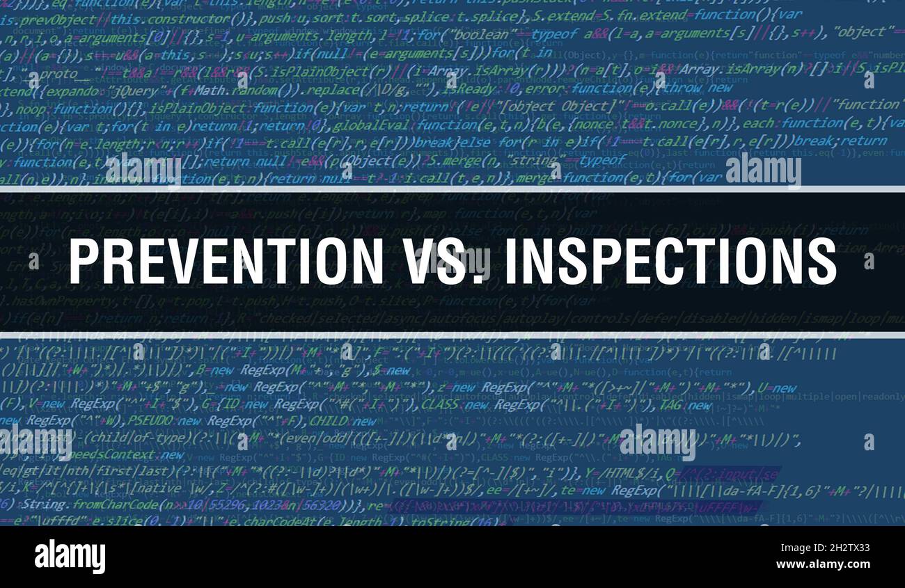 Prevention vs inspections text hi-res stock photography and images - Alamy