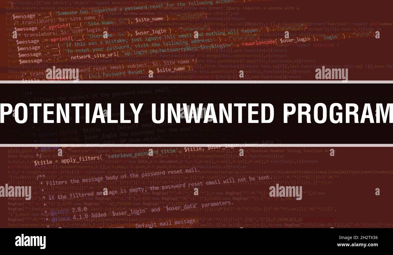 Potentially unwanted program image hi-res stock photography and images ... Potentially unwanted program image hi-res stock photography and images ...