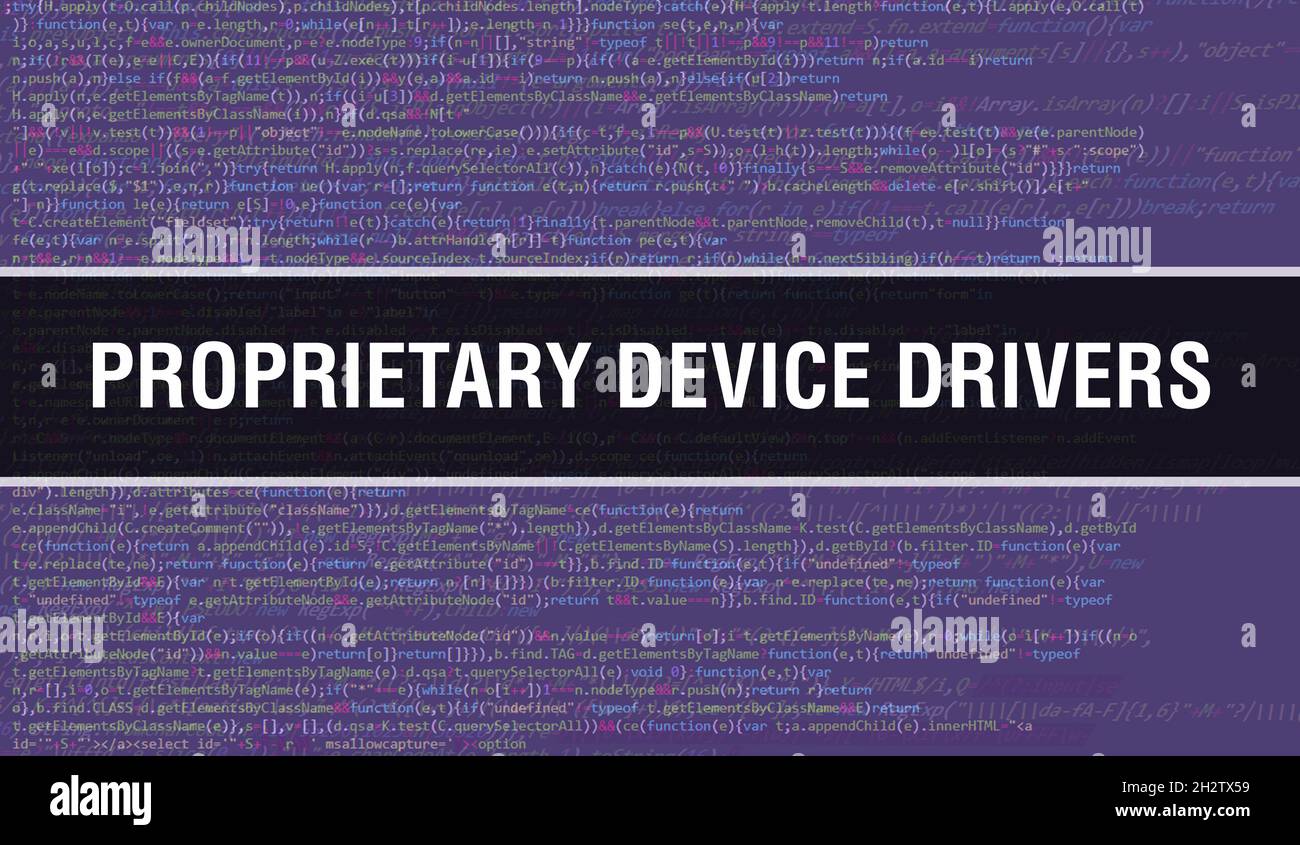 Proprietary device drivers image hi-res stock photography and images ...