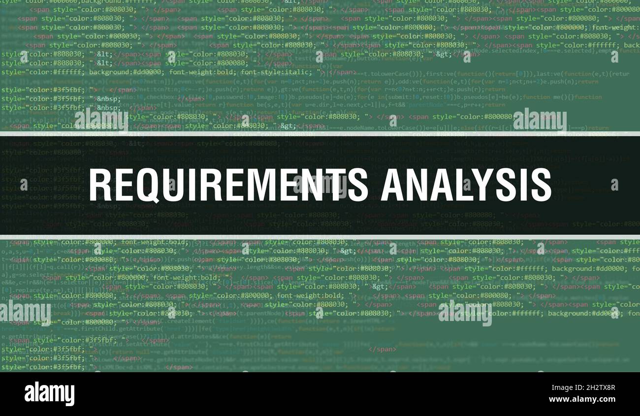 Requirements analysis concept with Random Parts of Program Code ...