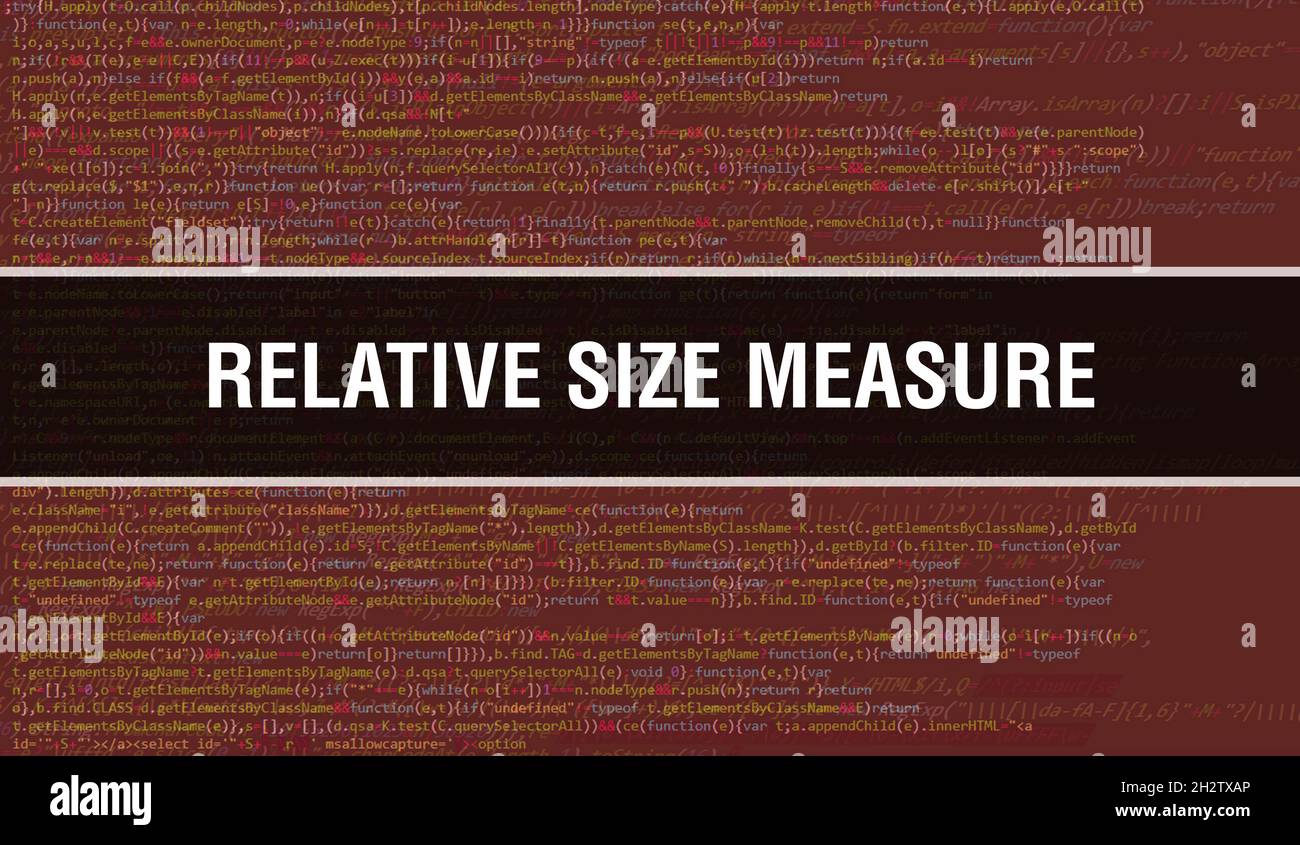 Relative size measure hi-res stock photography and images - Alamy
