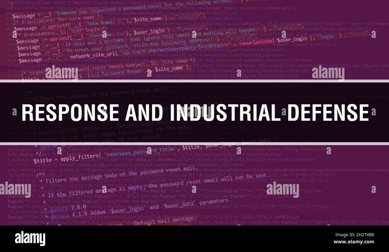 Response and Industrial Defense concept with Random Parts of Program ...