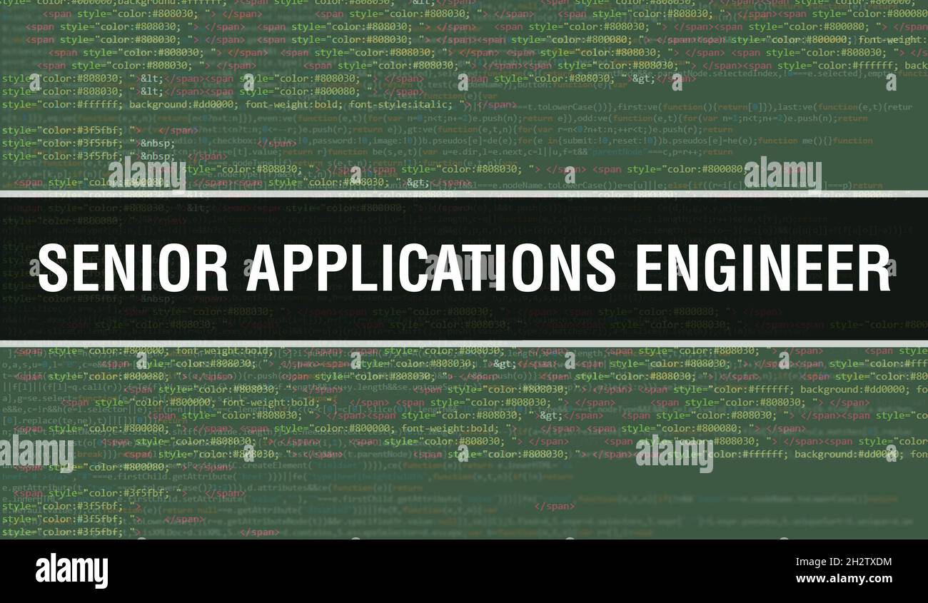 Senior applications engineer hi-res stock photography and images - Alamy