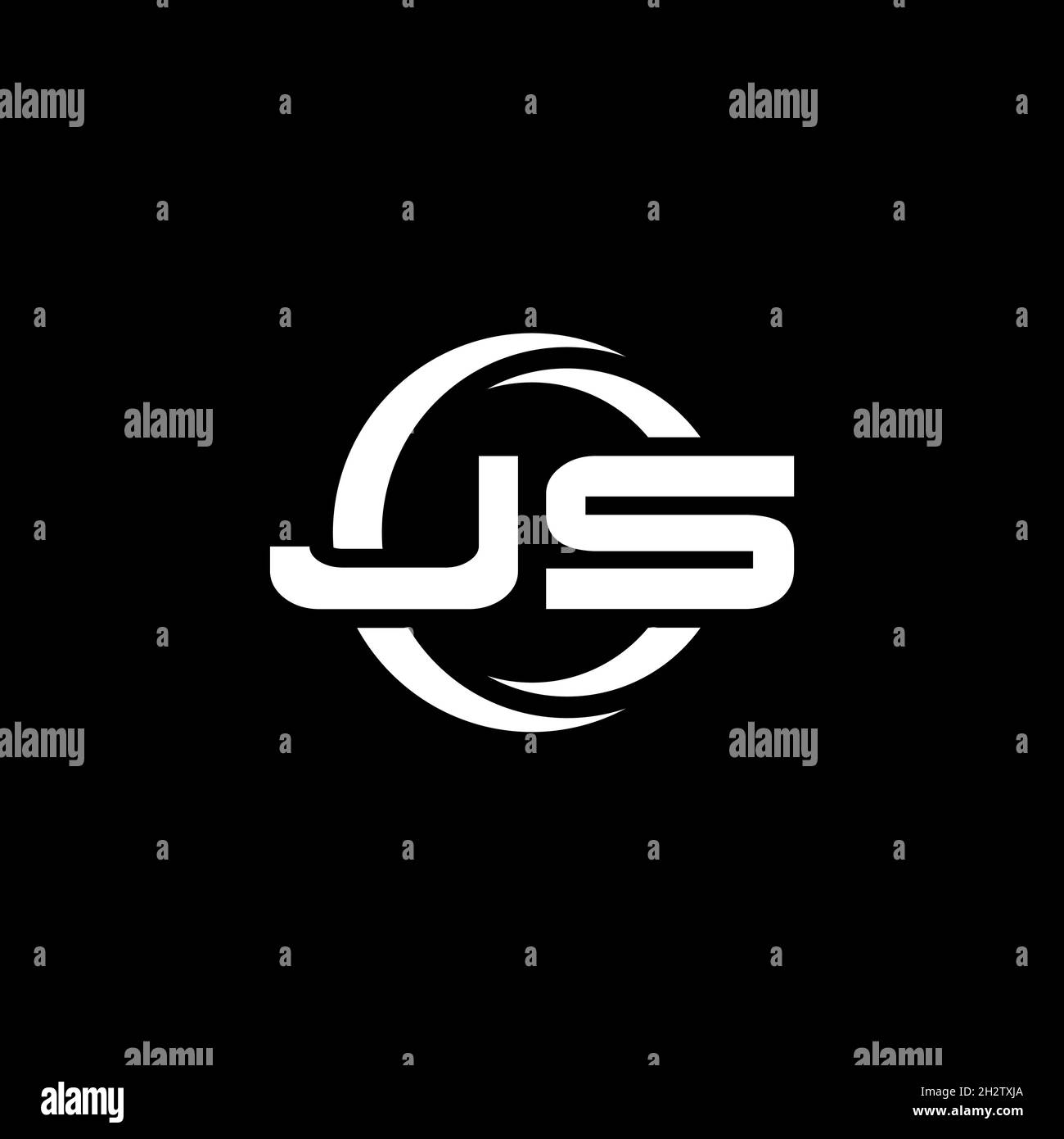 Letter js logo Black and White Stock Photos & Images - Alamy