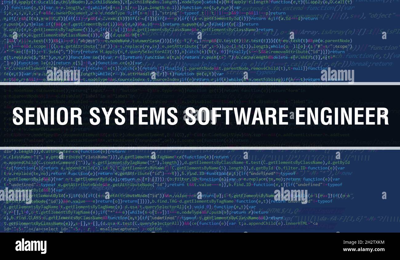 Senior systems software engineer background hi-res stock photography ...