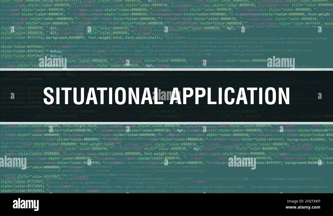 Situational application image hi-res stock photography and images - Alamy