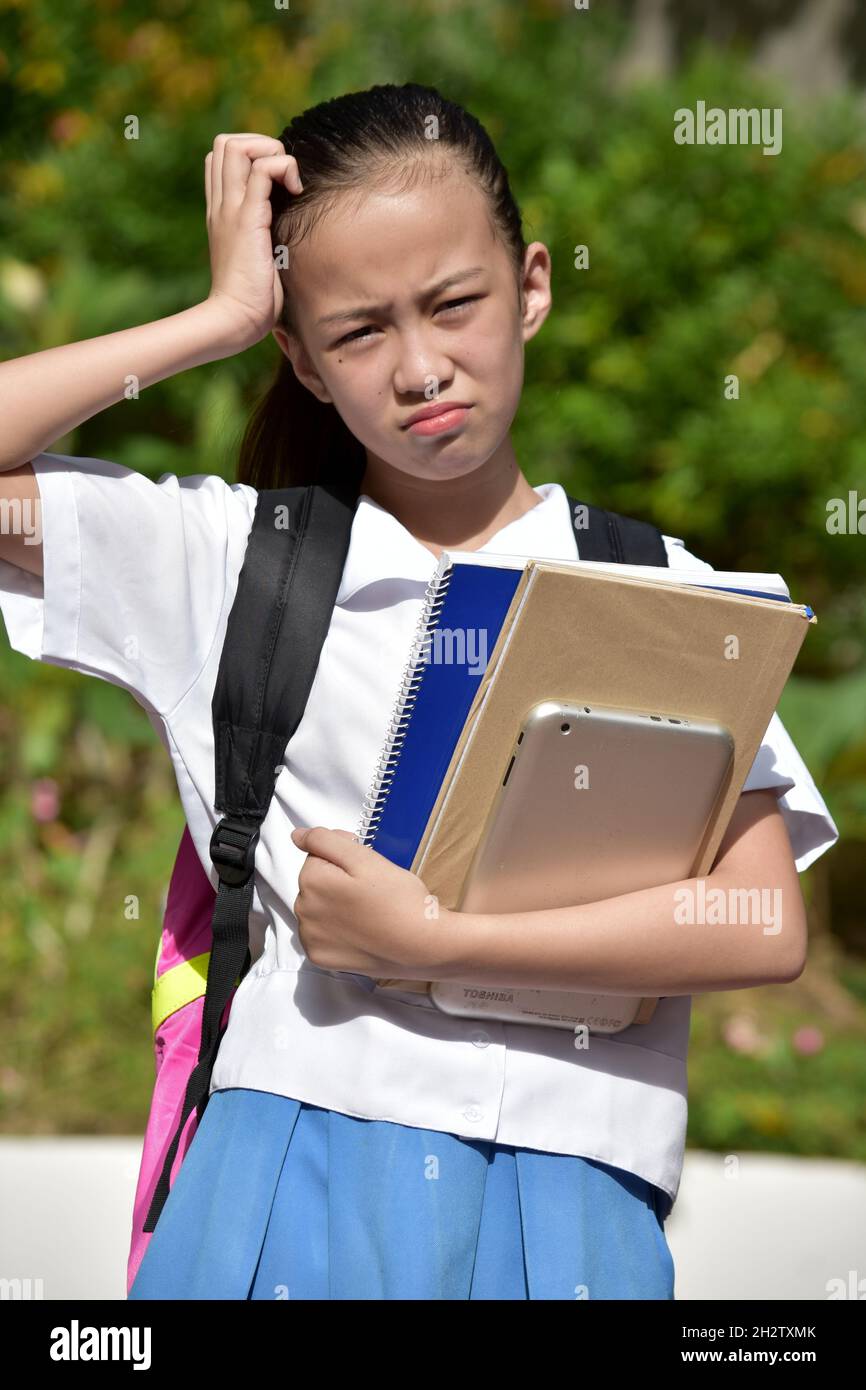 Diverse female student confusion hi-res stock photography and images ...
