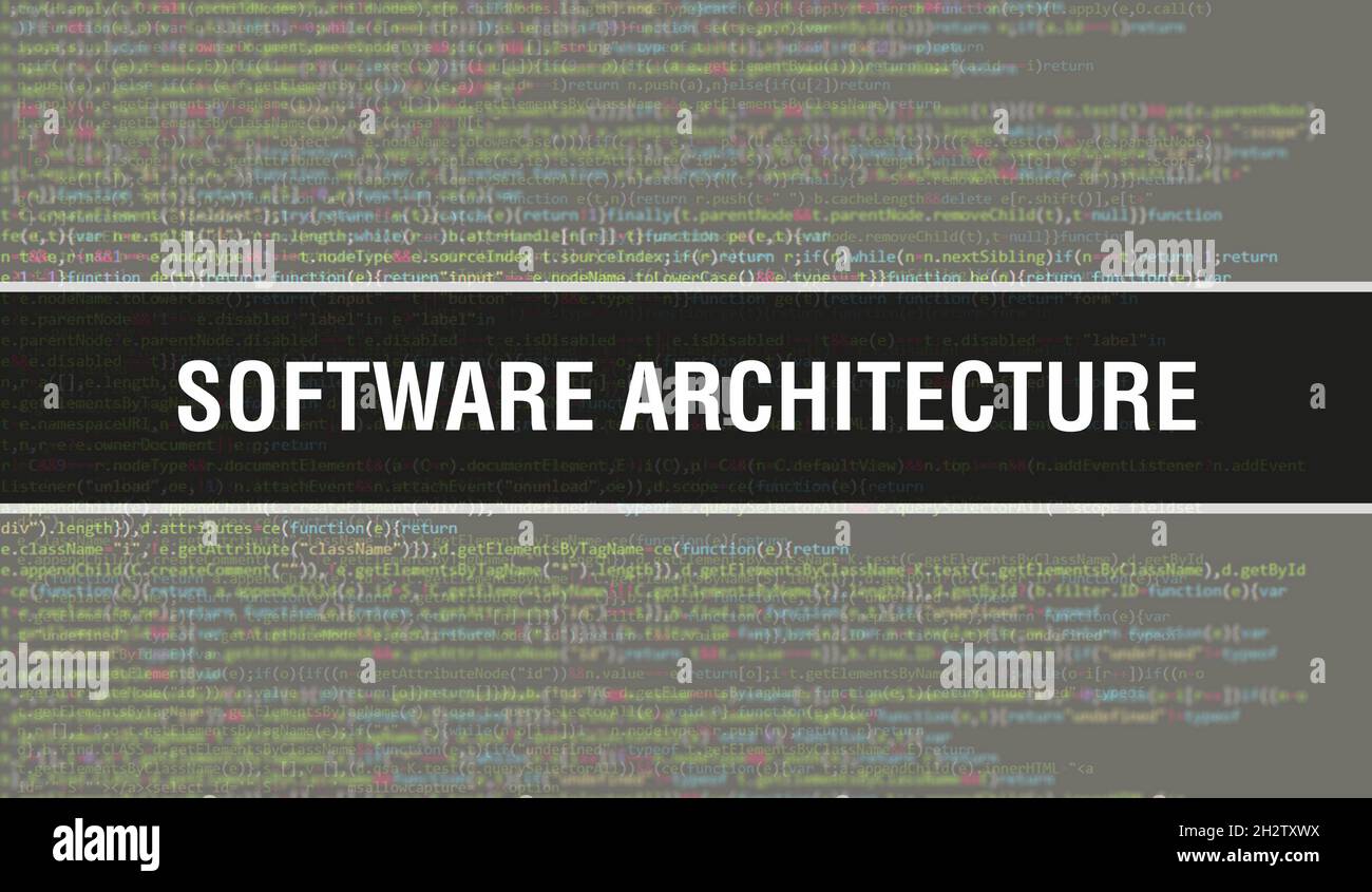Software Architecture With Digital Java Code Text Software Architecture And Computer Software