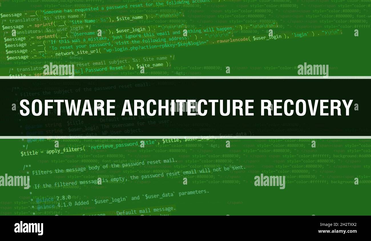 Software architecture recovery hi-res stock photography and images - Alamy