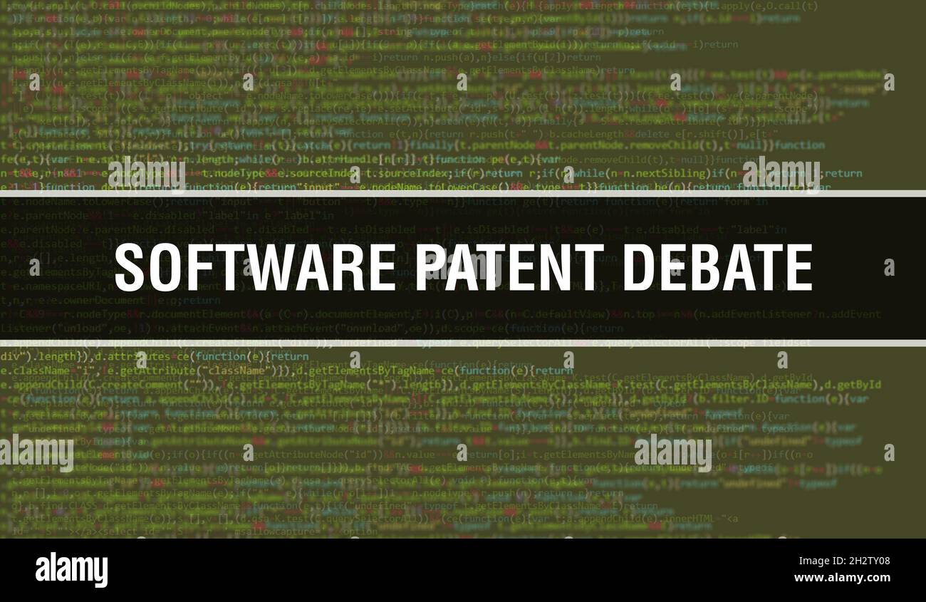 Software patent debate image hi-res stock photography and images - Alamy