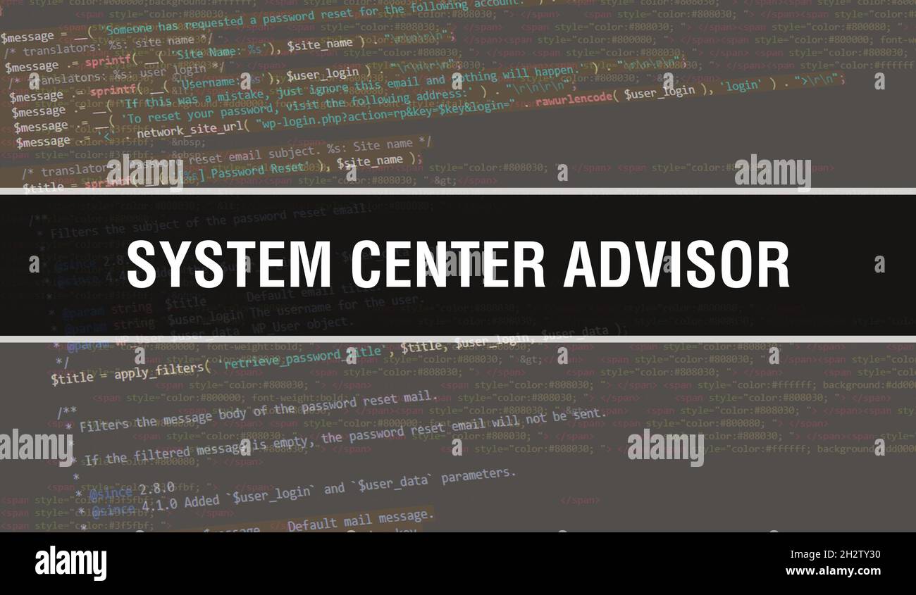 System center advisor image hi-res stock photography and images - Alamy