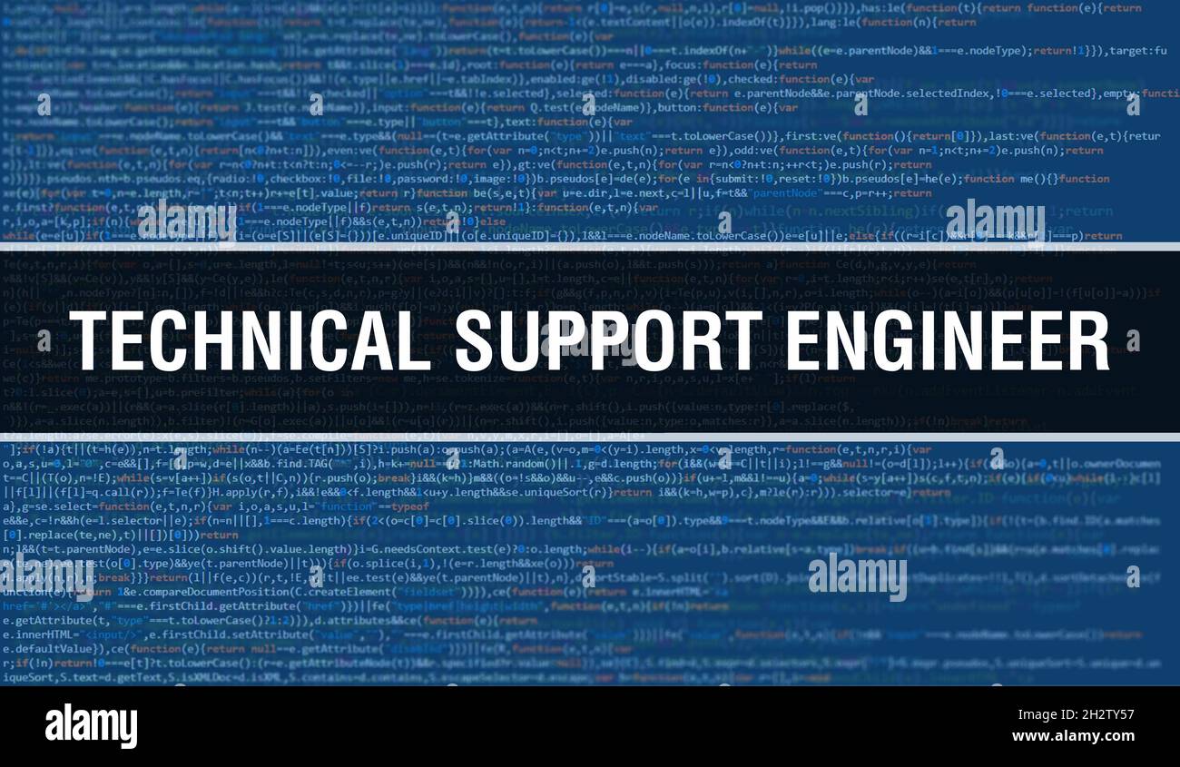 Technical Support Engineer with Binary code digital technology ...