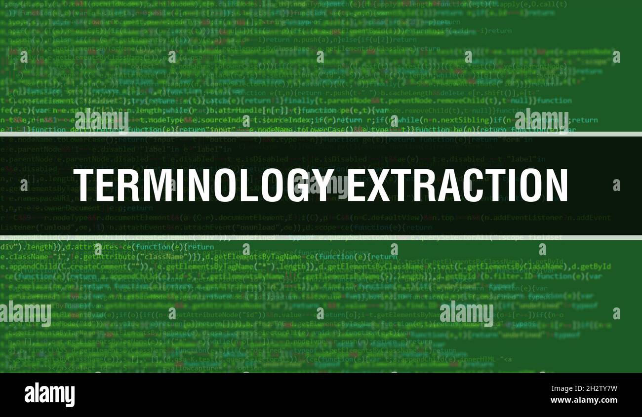 Terminology extraction background hi-res stock photography and images ...