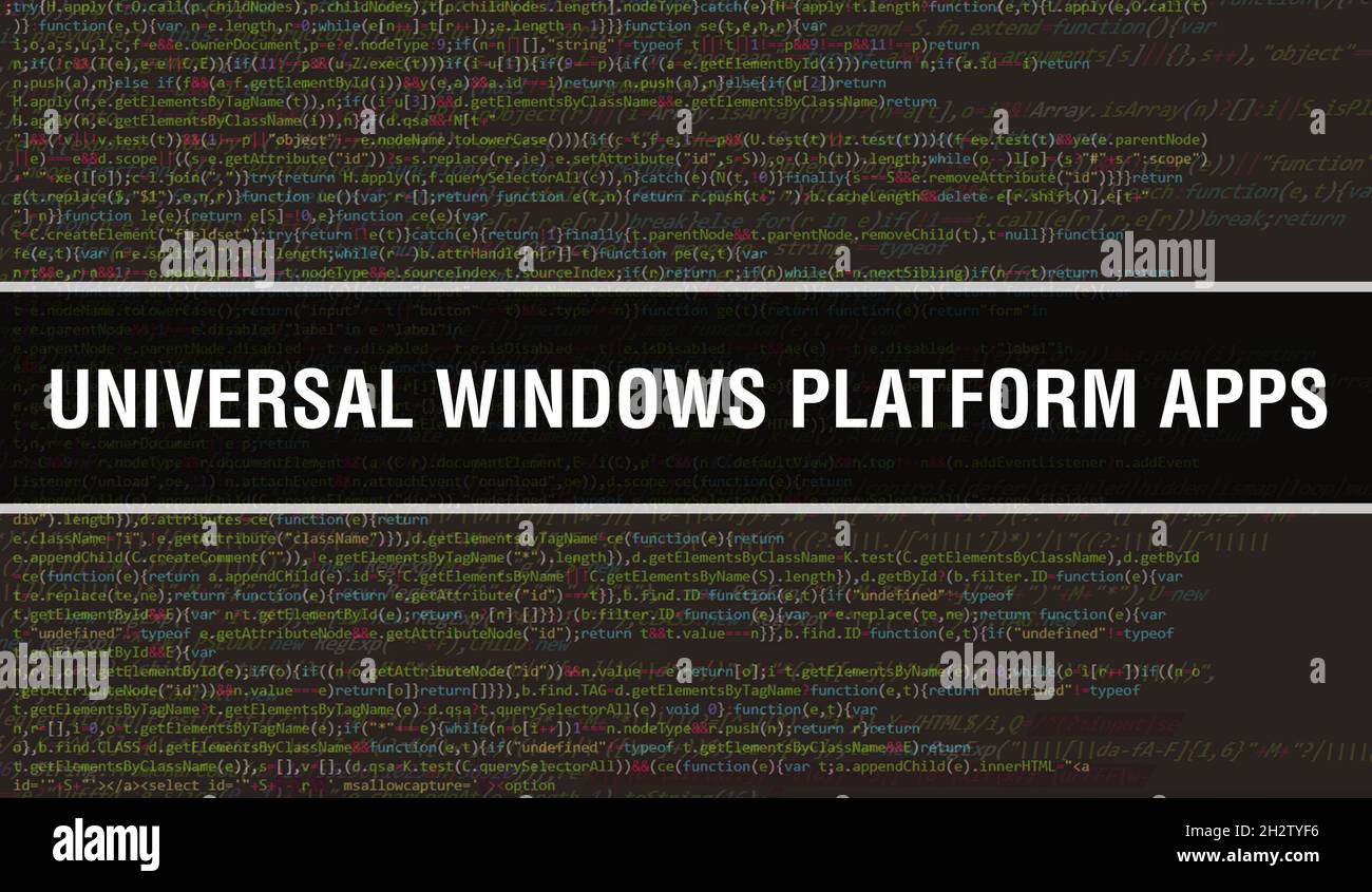 Universal windows platform apps image hi-res stock photography and ...