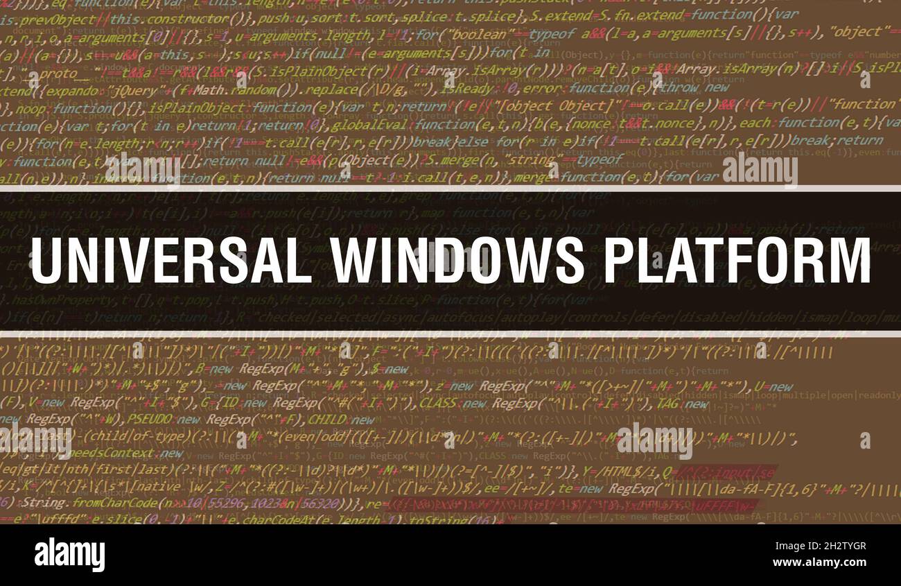 Universal windows platform image hi-res stock photography and images ...