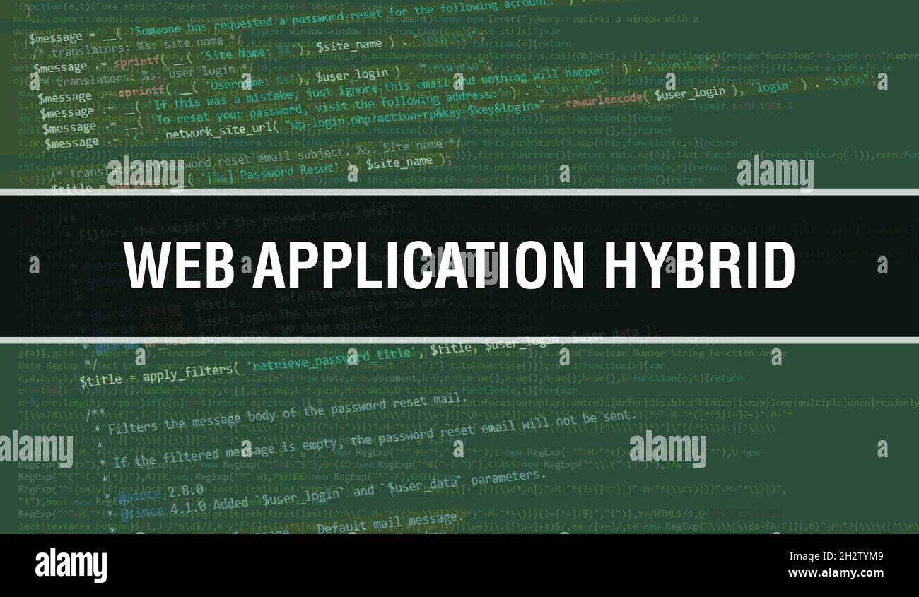 Web application hybrid image hi-res stock photography and images - Alamy