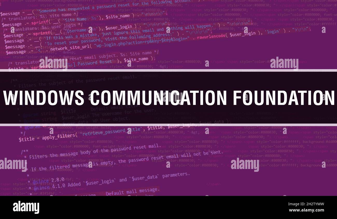 Windows communication foundation hi-res stock photography and images ...