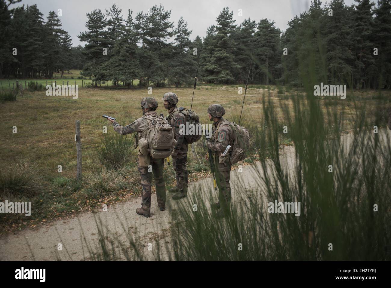 French Legionnaires during the 5th edition of the military operation ...
