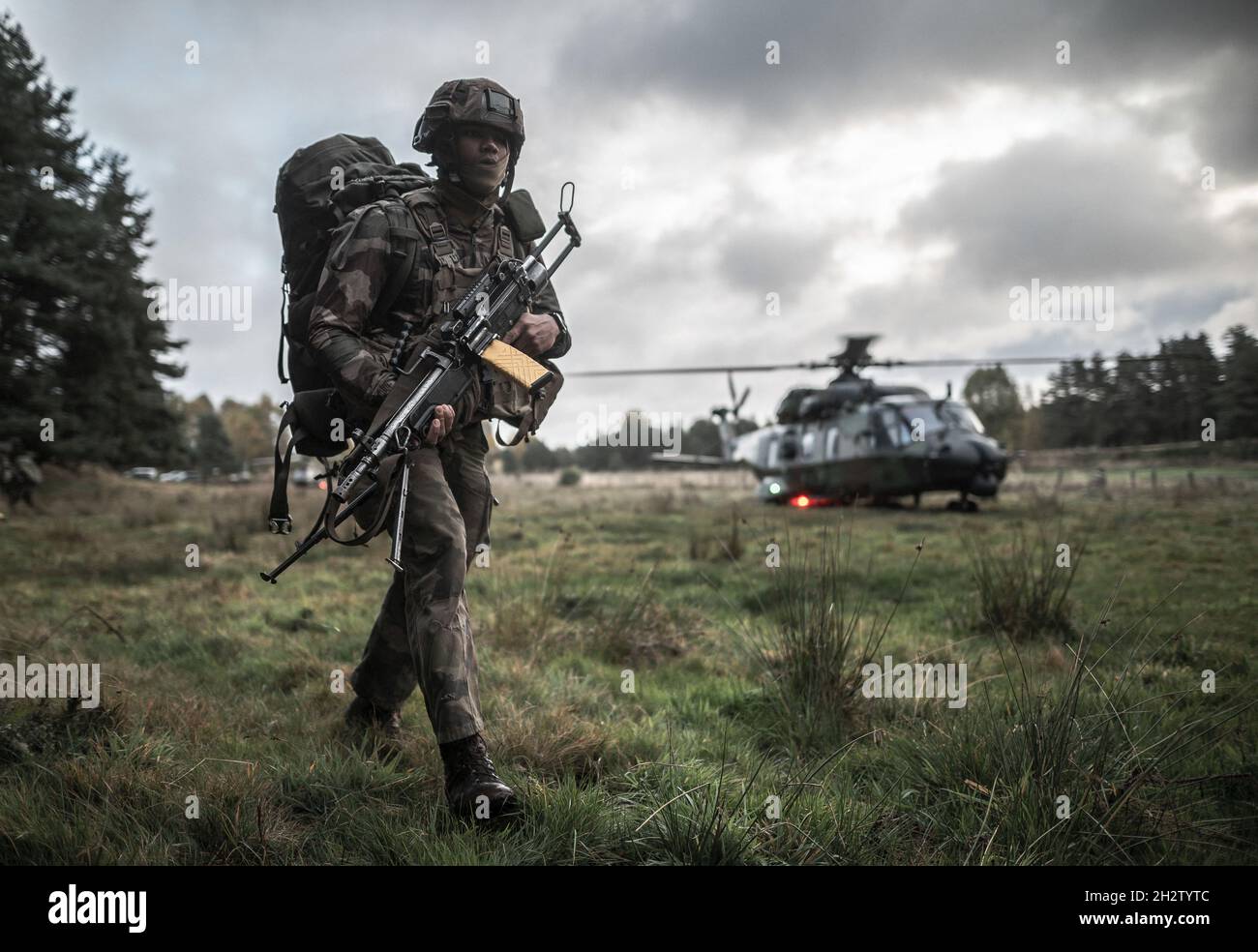 French Legionnaires during the 5th edition of the military operation ...