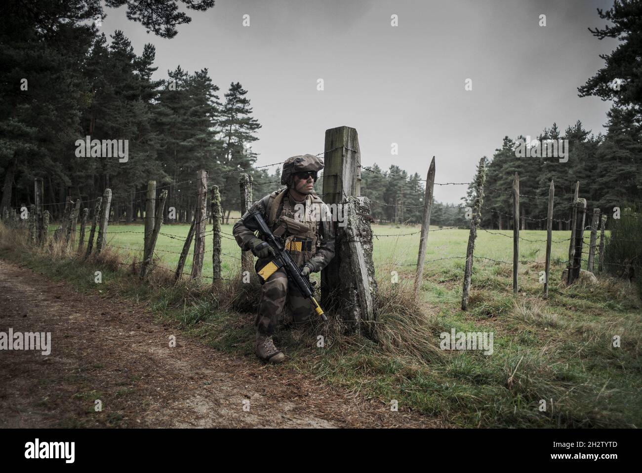 French Legionnaires during the 5th edition of the military operation ...
