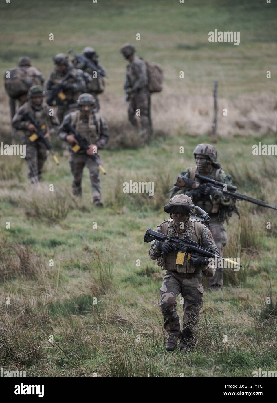 French Legionnaires during the 5th edition of the military operation ...