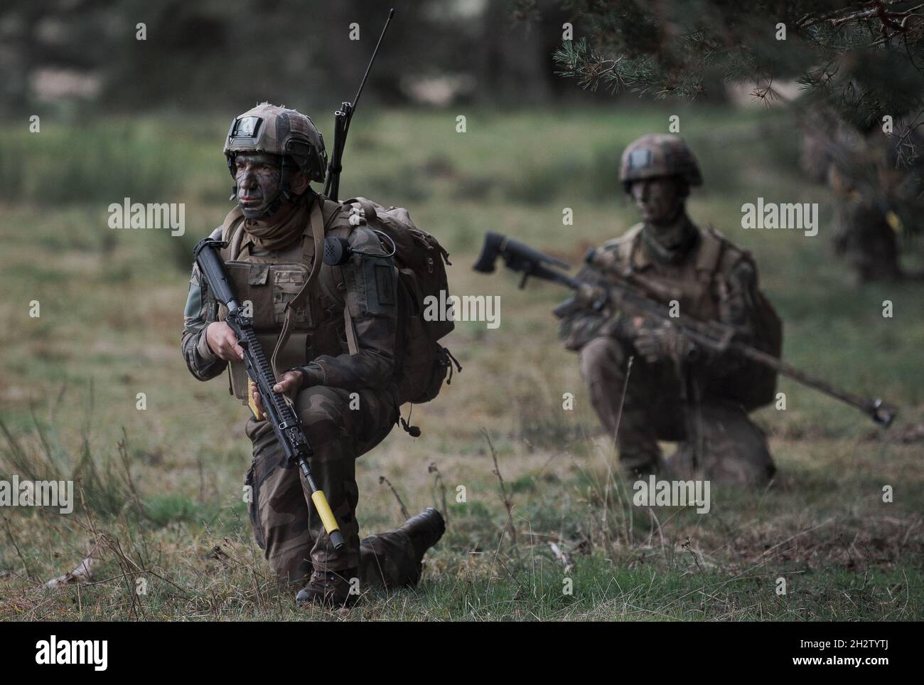 French Legionnaires during the 5th edition of the military operation ...