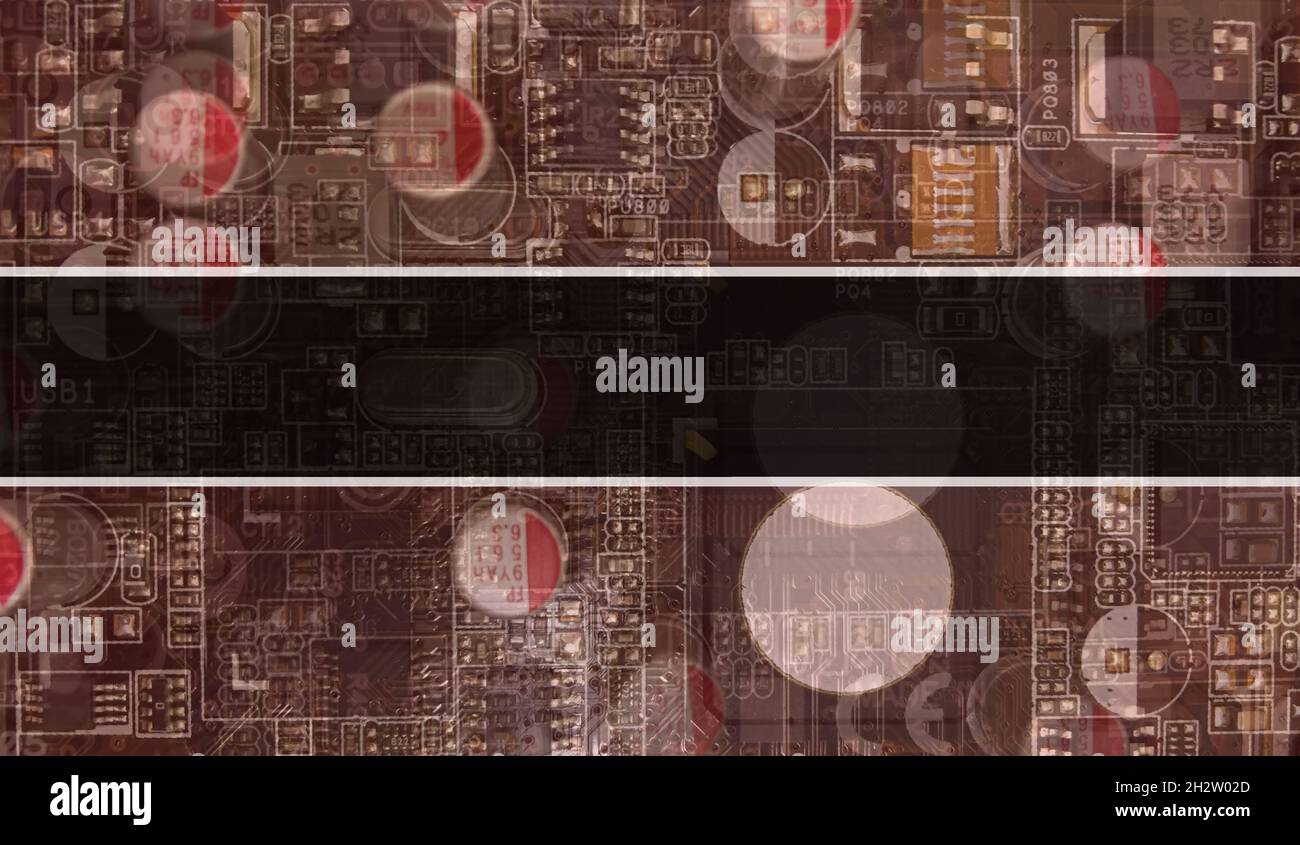 with Electronic Computer Hardware technology background. Abstract background with Electronic ...