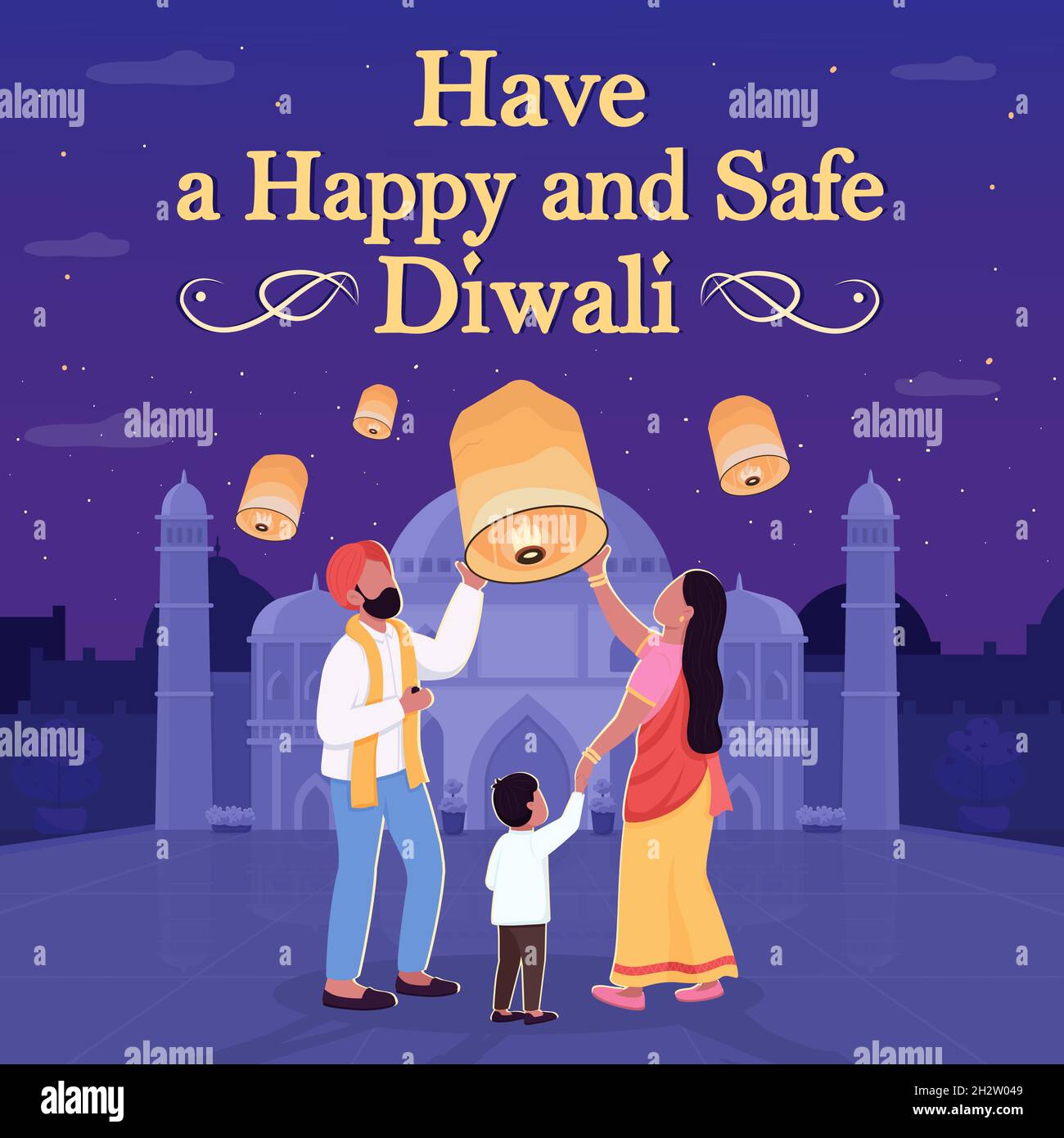 Deepavali social media post mockup Stock Vector Image & Art - Alamy