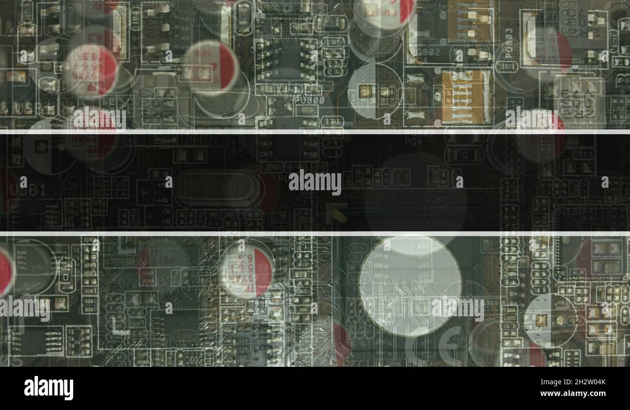 concept with Computer motherboard. text written on Technology Motherboard Digital technology ...