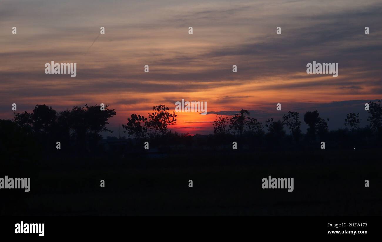 morning in hometown Stock Photo - Alamy