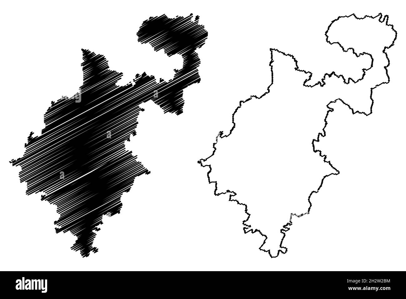 Nanded district (Maharashtra State, Aurangabad Division, Republic of ...