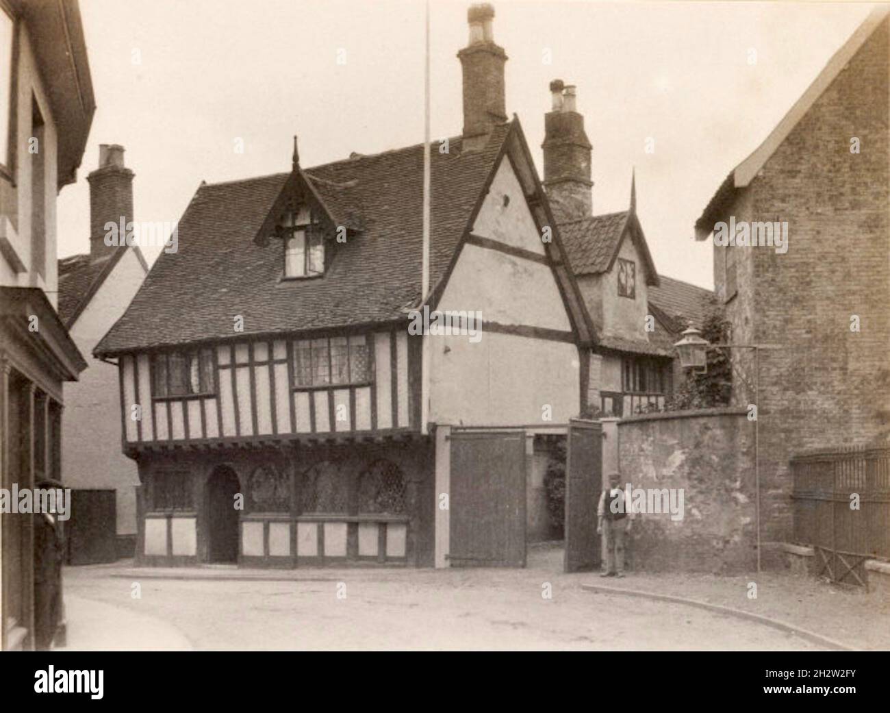 Godfrey Bingley - The Green Dragon, Wymondham, Norfolk. Timber framed ...