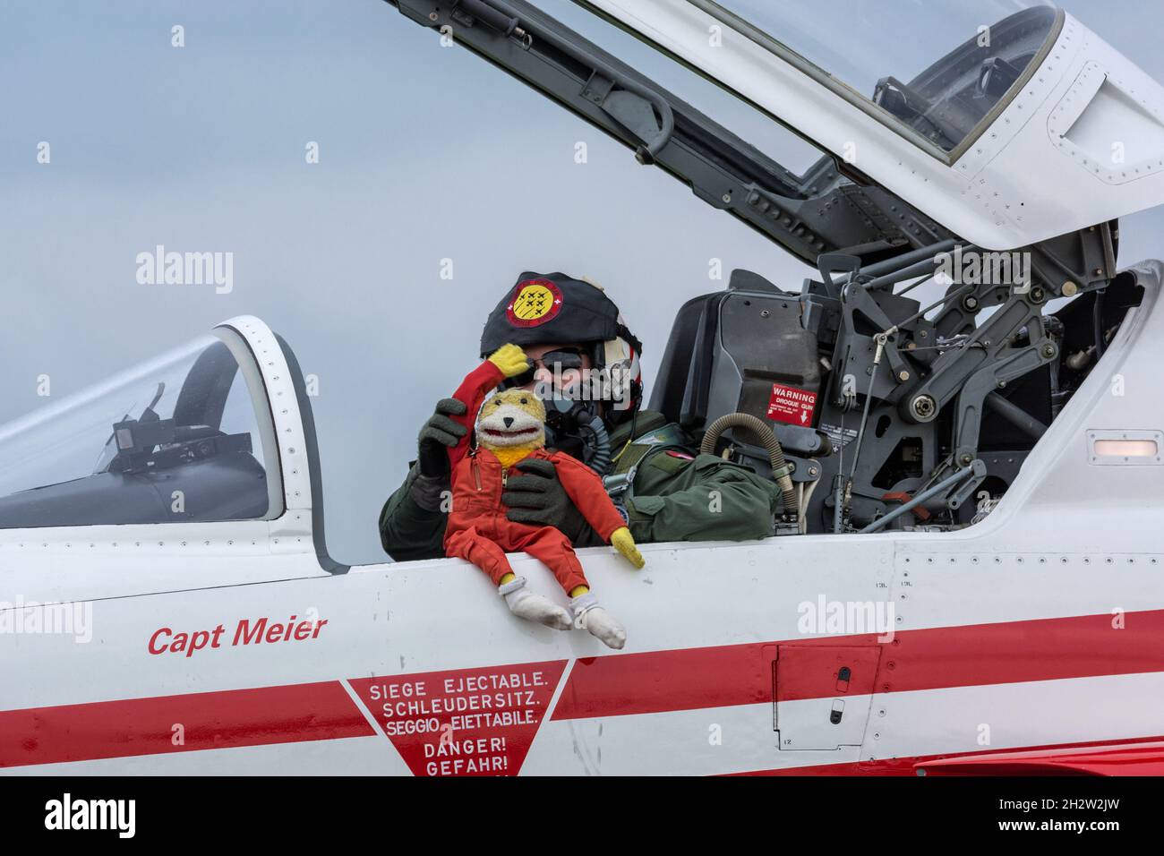 Radom, Poland - August 25, 2018: Radom Air Show - Patrouille Suisse ...