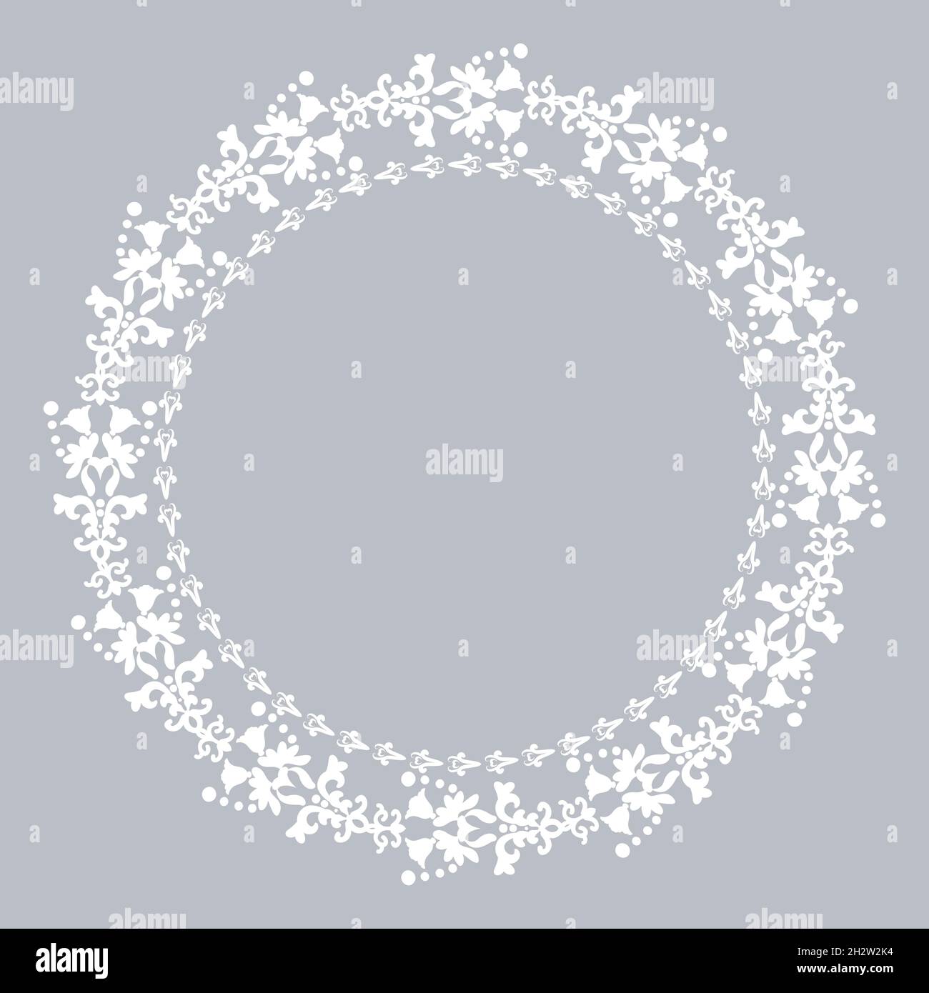 Round frame border decorative hi-res stock photography and images - Alamy