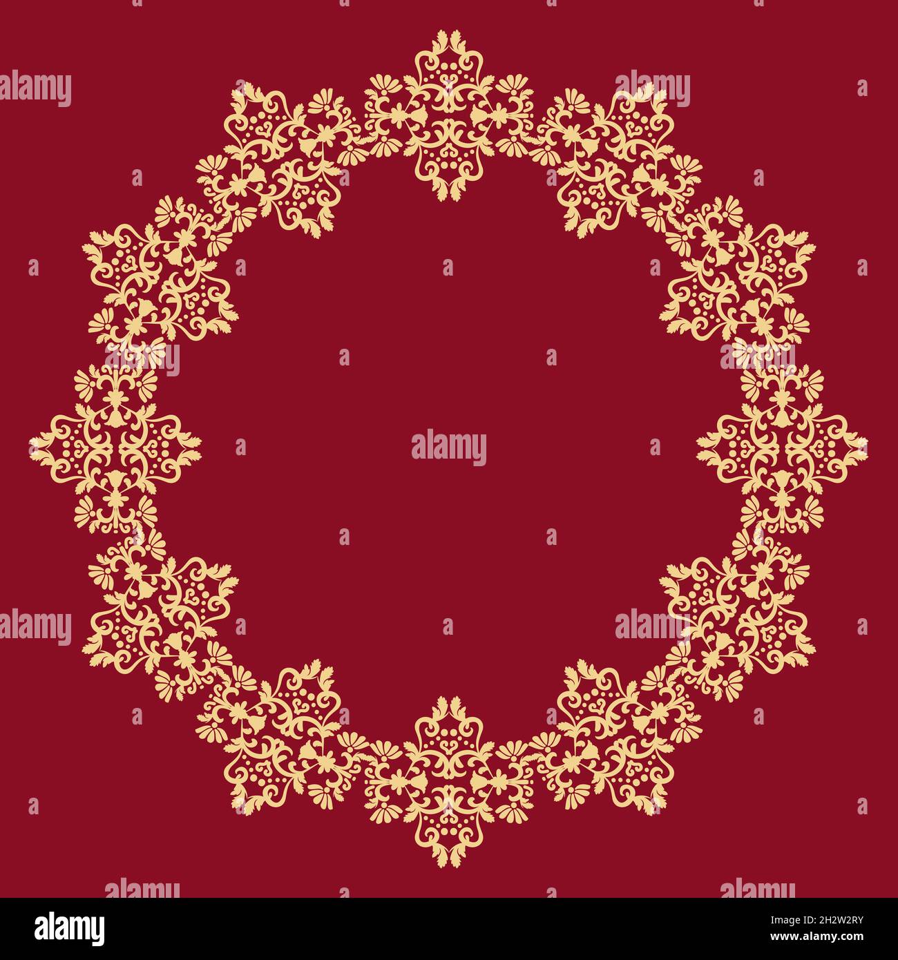 Christmas background circular border Stock Vector Images - Alamy