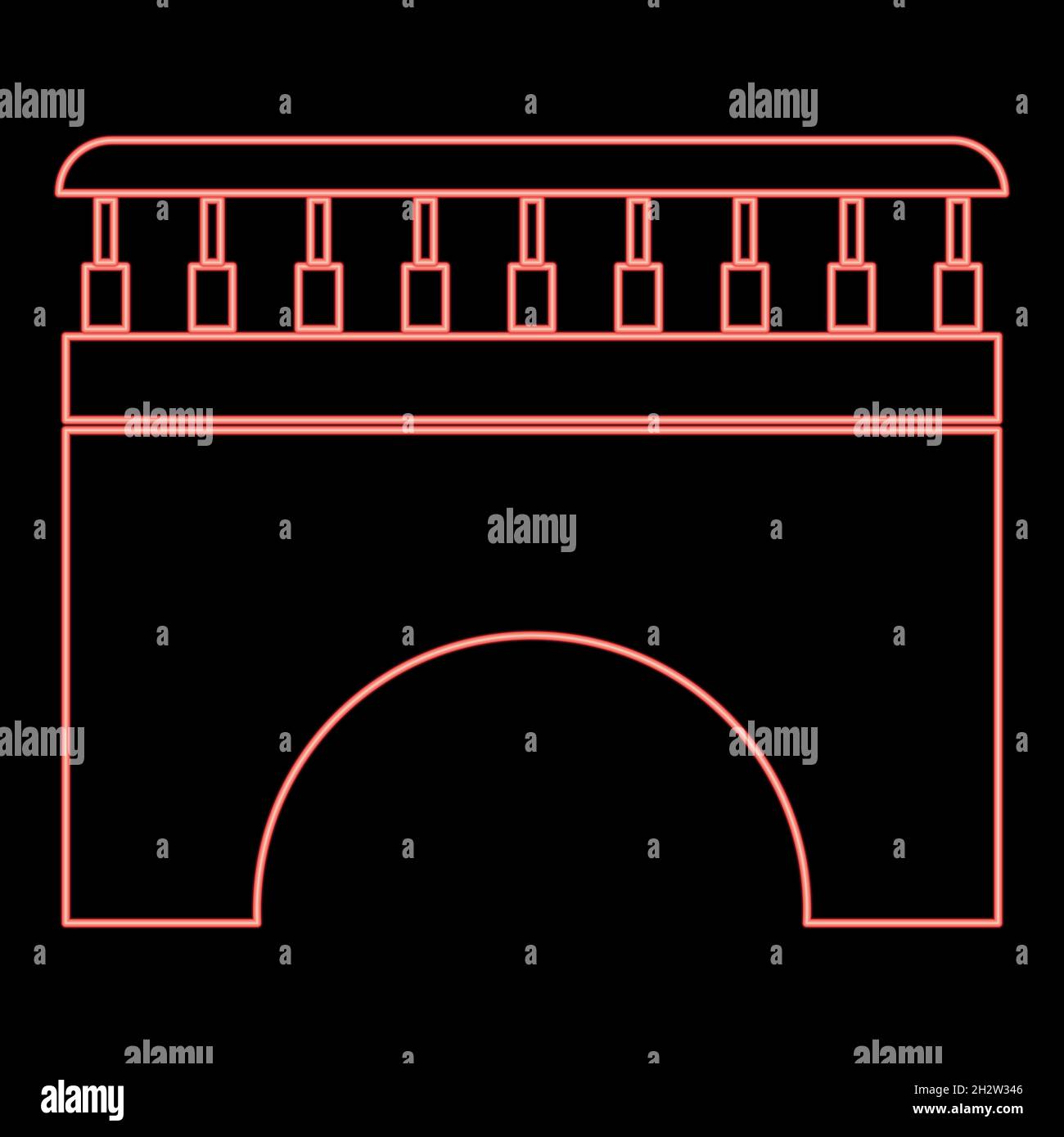 Pillar overpass Stock Vector Images - Alamy