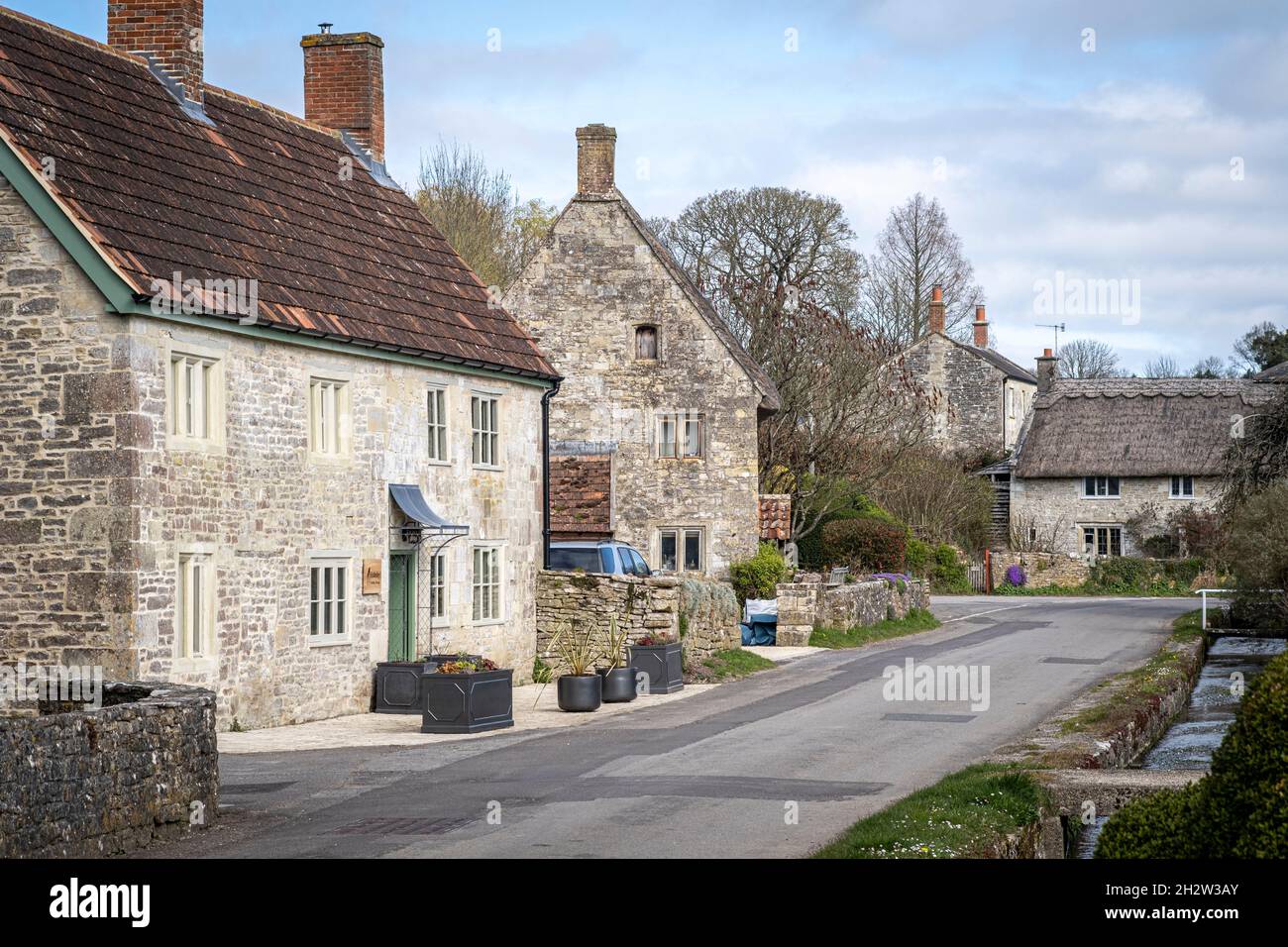 Teffont Evias, Wiltshire. Country estate with beautiful old stone ...