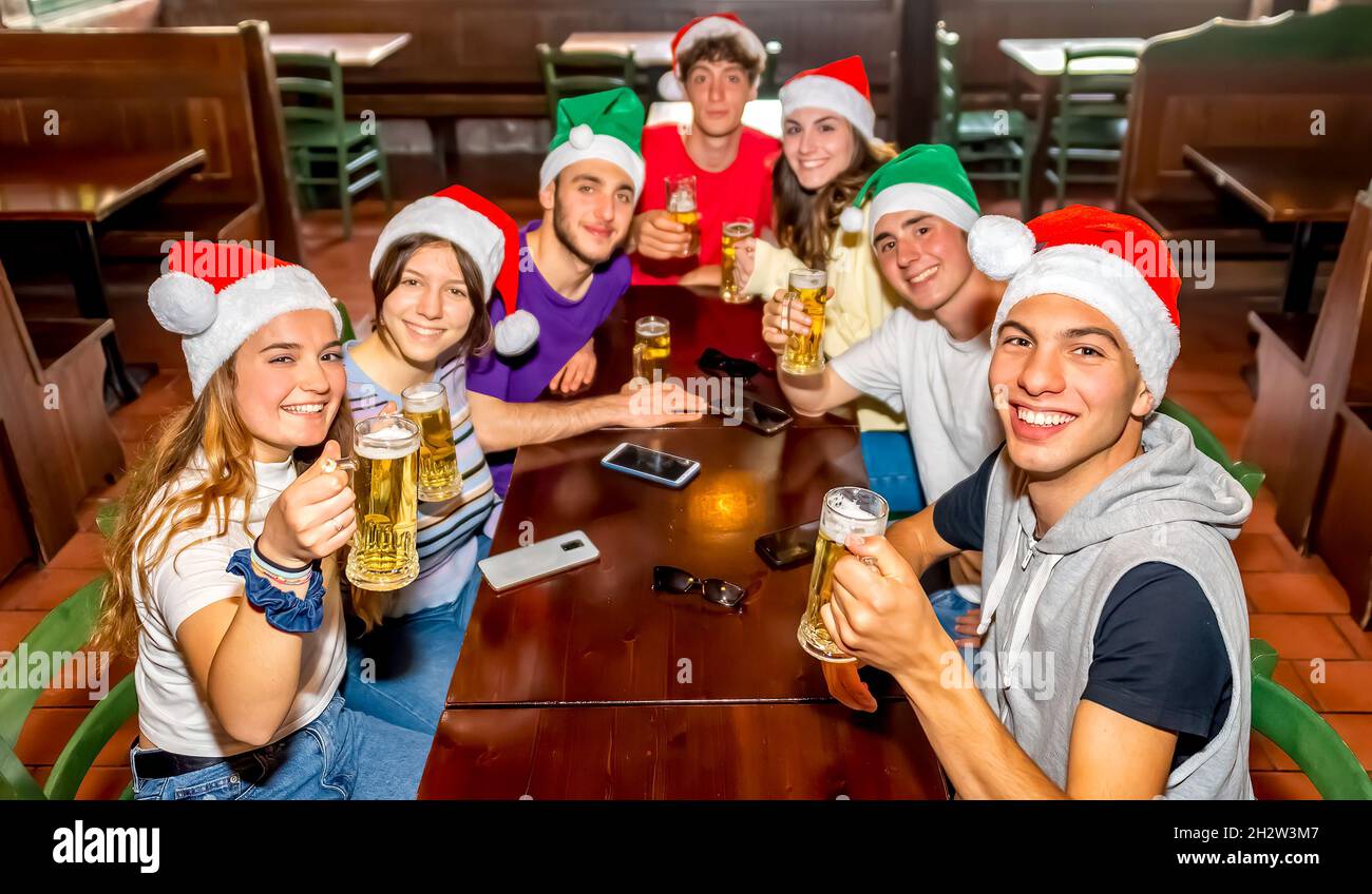 Santa claus drinking beer hi-res stock photography and images - Alamy