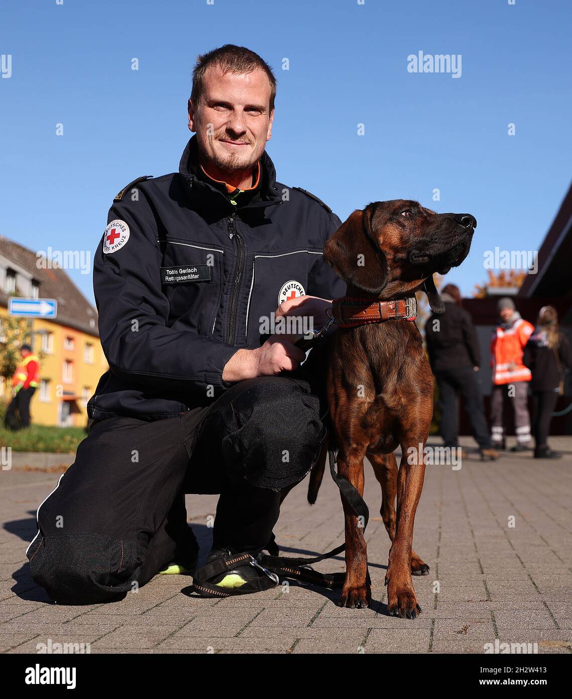 Scout dog handlers hi-res stock photography and images - Alamy