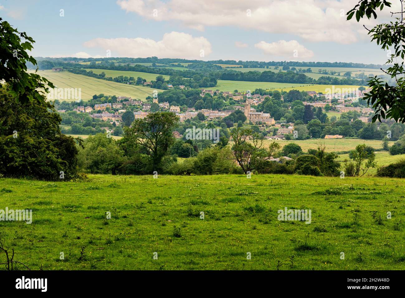 The beautiful village of Blockley in the Cotswolds, England Stock Photo ...