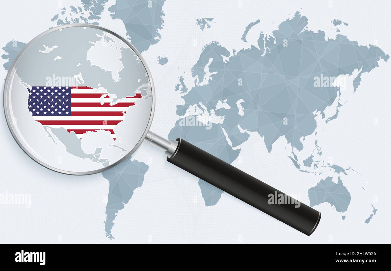 Map of united states pointing Stock Vector Images - Alamy