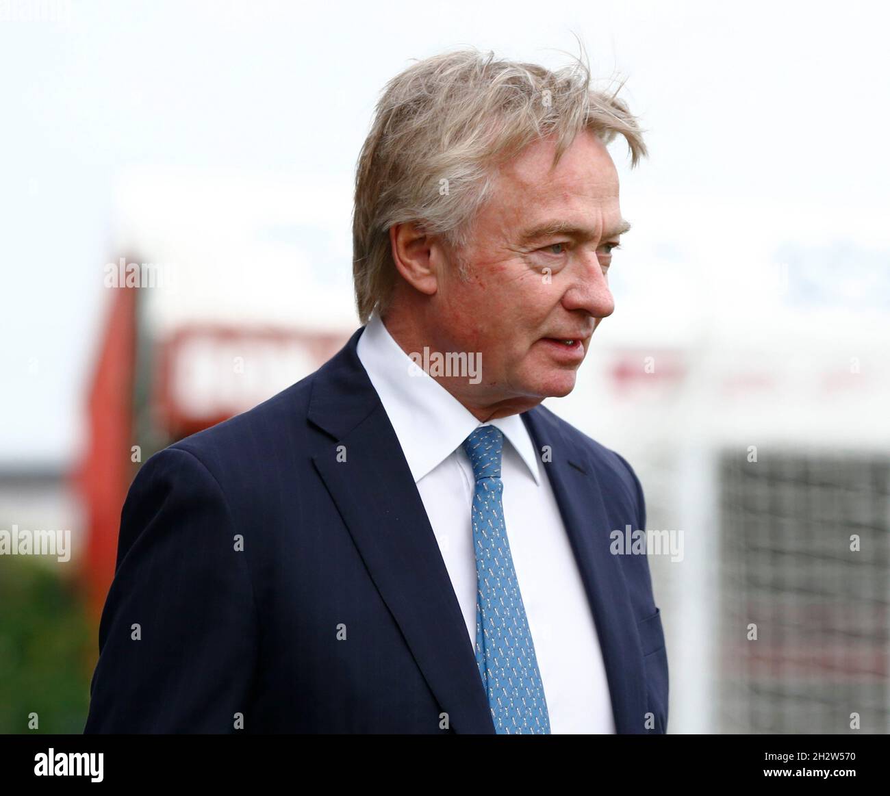 DAGENHAM, ENGLAND - OCTOBER 23: Chairman Ron Martin of Southend ...