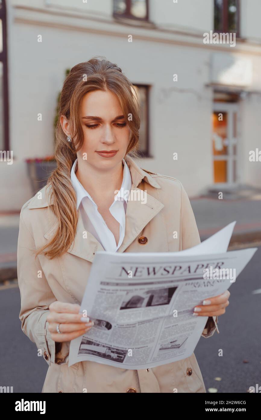 Newspaper model hi-res stock photography and images - Alamy