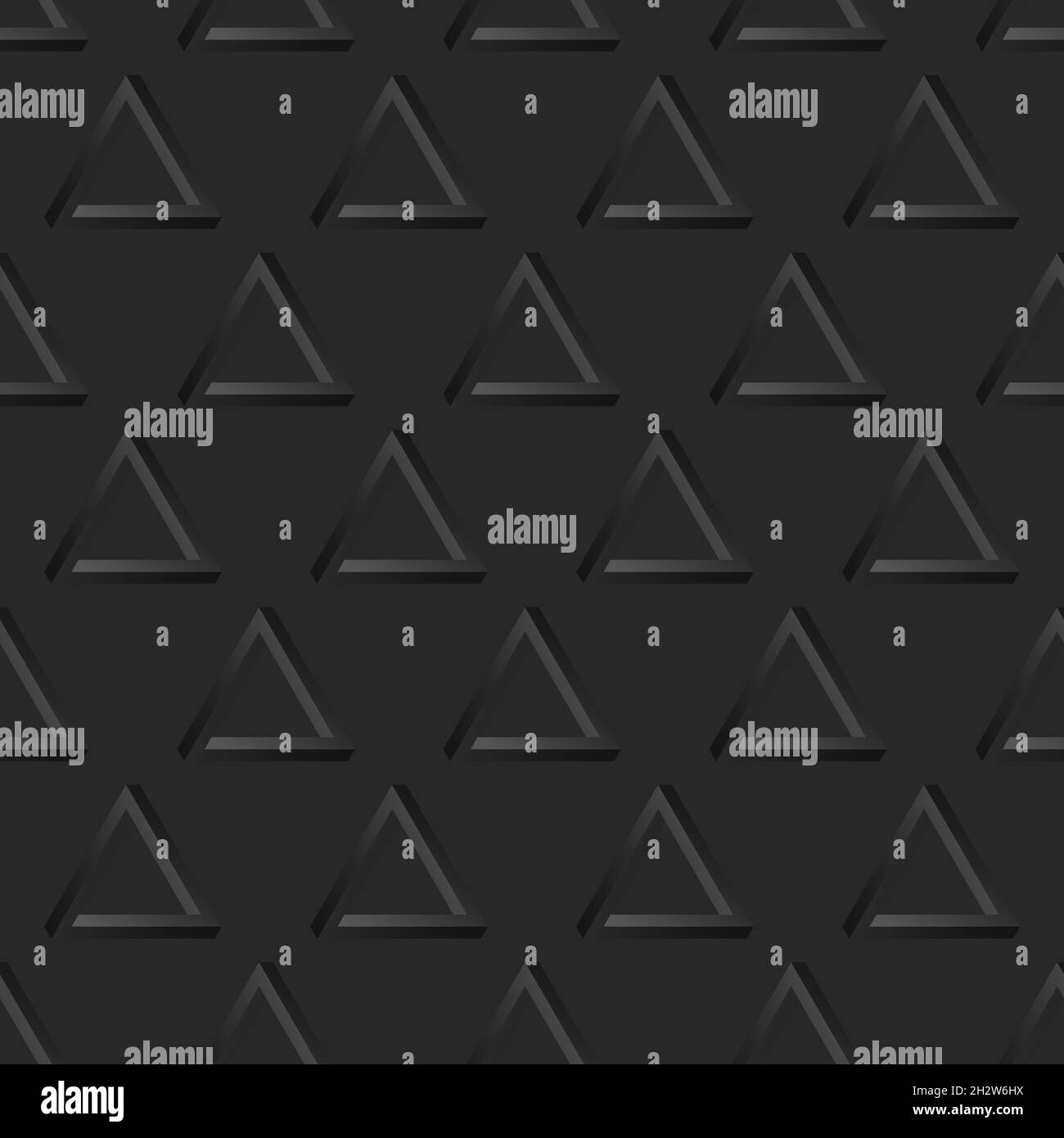 Seamless pattern with impossible triangle. Geometric background with triangular shapes. Vector ...