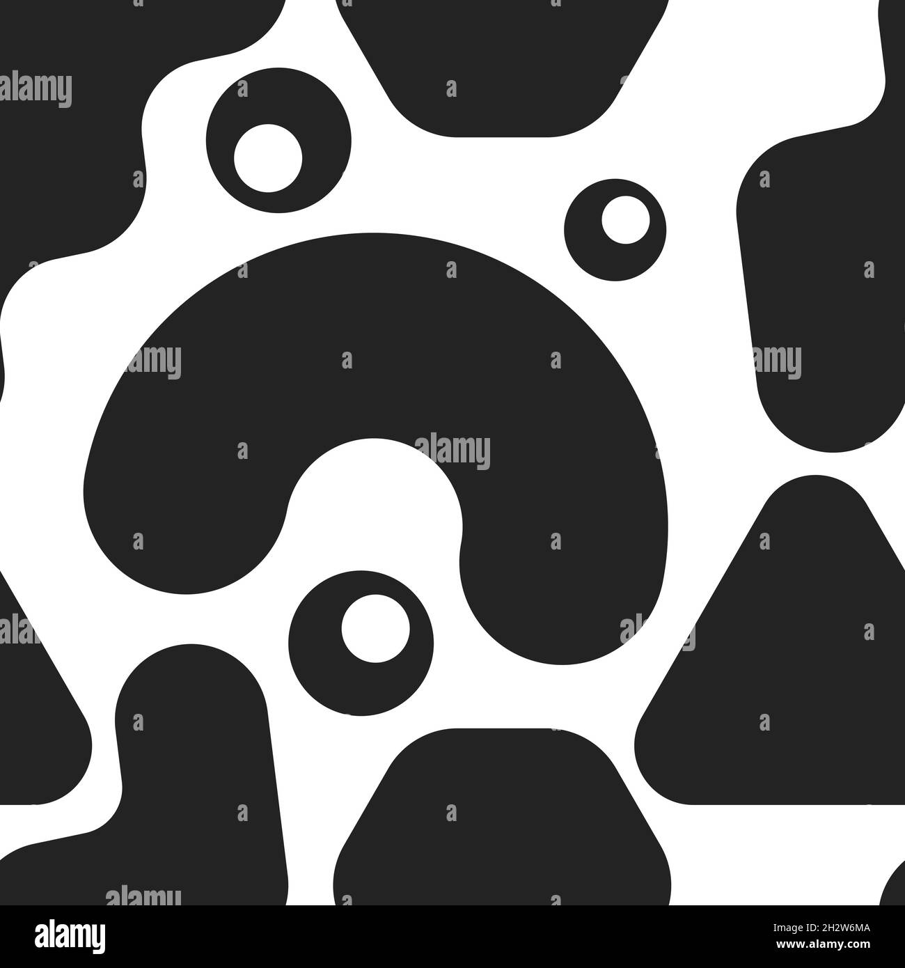 Seamless pattern in memphis style, background with geometric shapes in ...