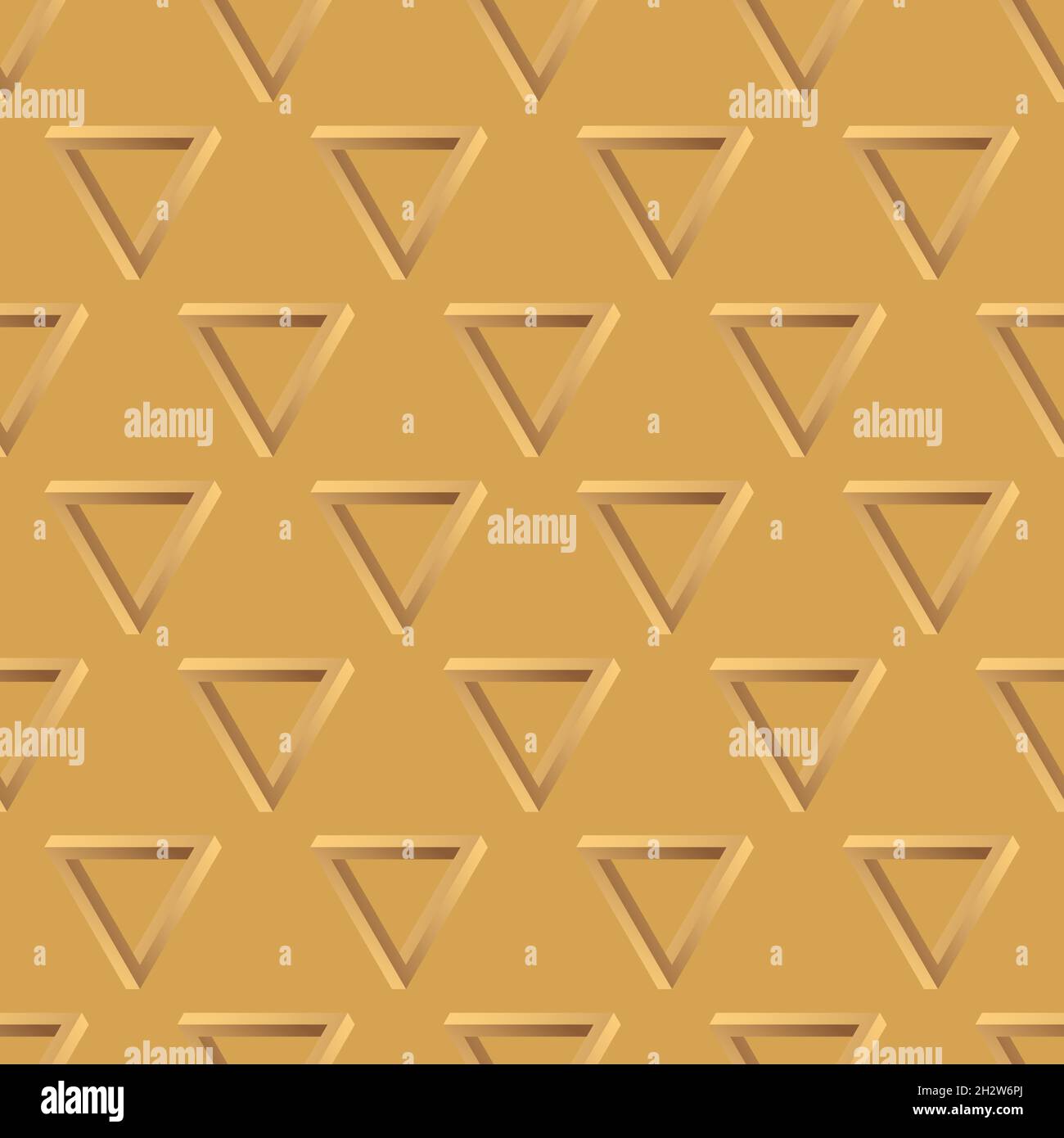 Seamless pattern with impossible triangle. Geometric background with triangular shapes. Vector ...