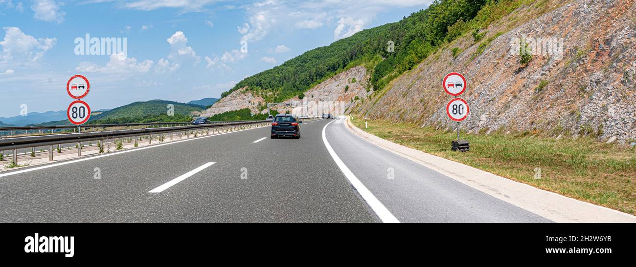 Cars are driving on the expressway Stock Photo - Alamy
